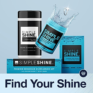 Sterling Silver Jewelry Cleaner | Silver Jewelry Cleaner Solution Dip, Dip Tray, Sterling Silver Cleaner, Jewelry Tarnish Silver Polishing for Jewelry and Ring Cleaner