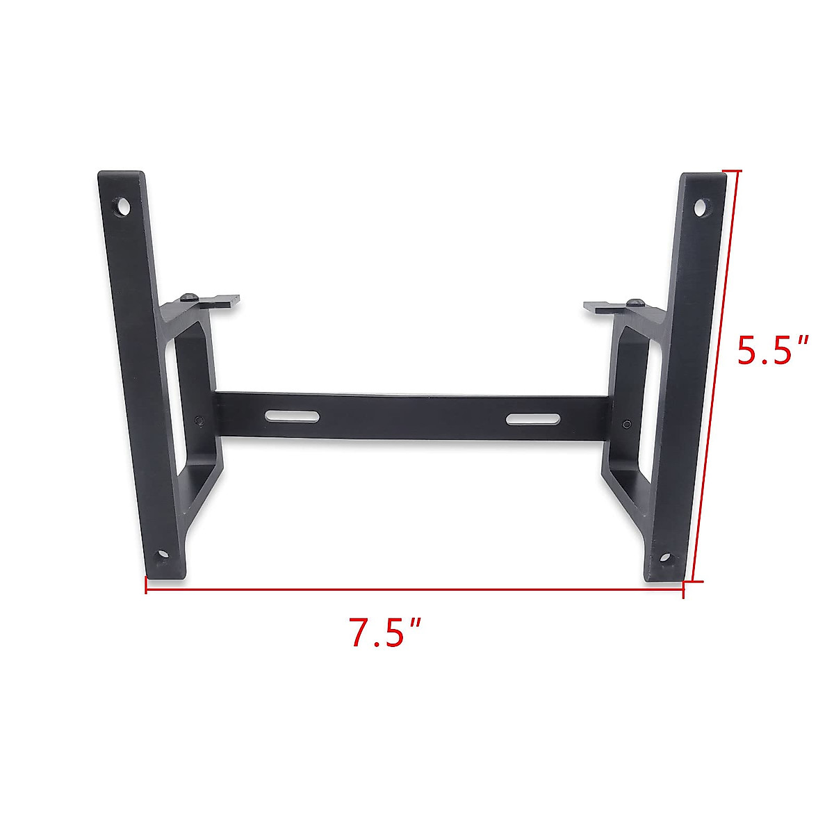 Dasen Lower Grille Front License Plate Mount Bracket Removable Compatible with 2015-2021 Ford Mustang Shelby GT350/GT350R - No Drilling