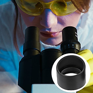 2pcs binocular lens caps Eyepiece Cover 33mm Inner Diameter Binocular Rubber Eyepiece Eye Guards Cups Shield for 33mm Stereo Microscope Eyepieces binocular lens covers Eyeshields microscope eye cups