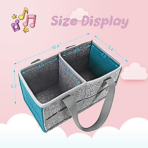 Hounyoln Carrying Case for Toniebox Audio Player Starter Set,Compatible with Tonie Starter Set,Tonies Figures Storage Bag(Blue)