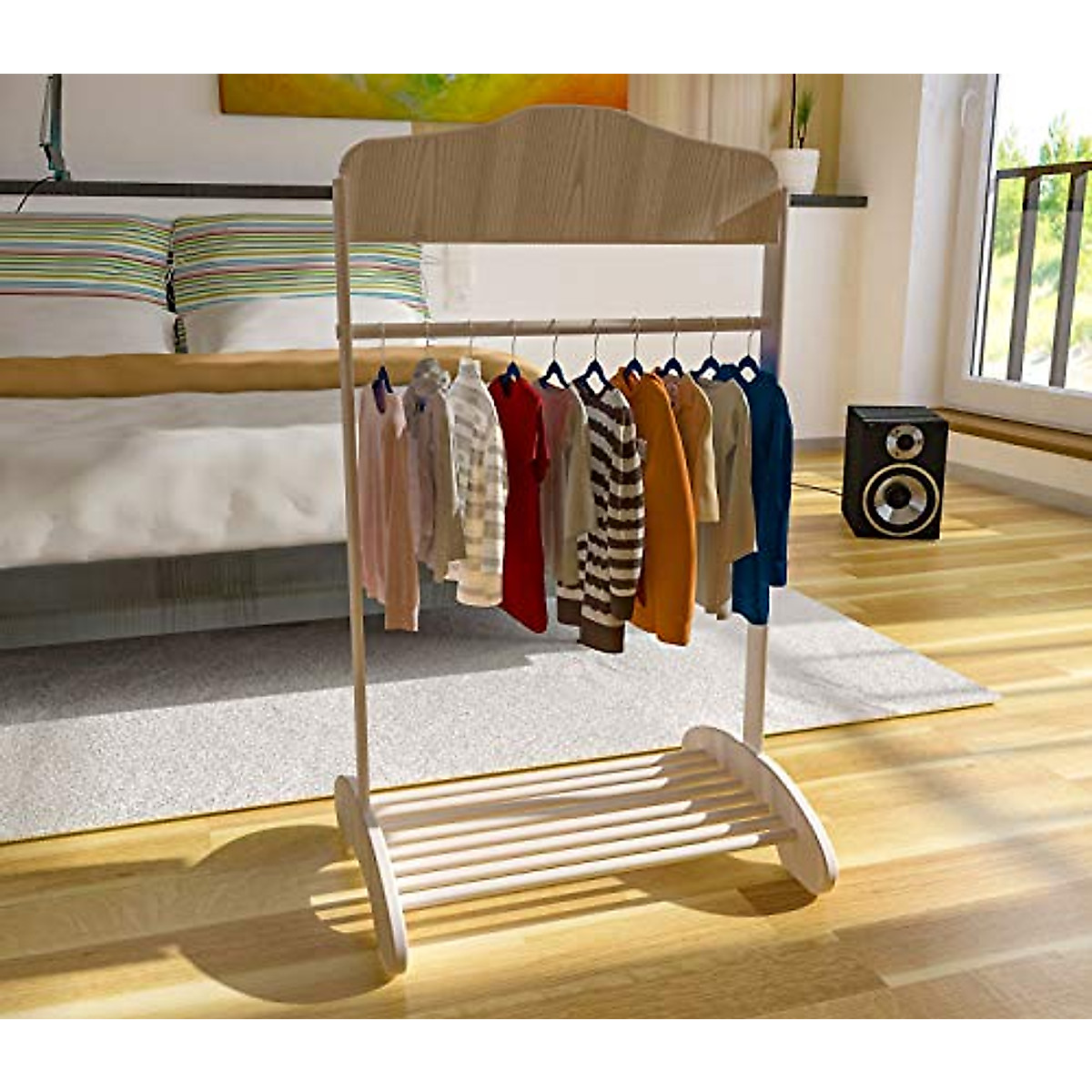 TQVAI 30 Pack Kid Velvet Clothes Hangers Non Slip Space Saver, Navy Blue