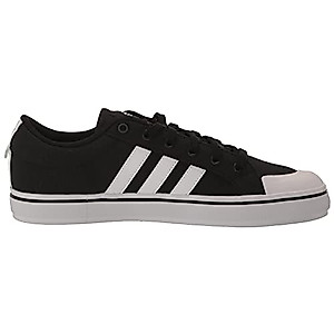 adidas Men's Bravada 2.0 Skate Shoe, Black/White/Black, 10