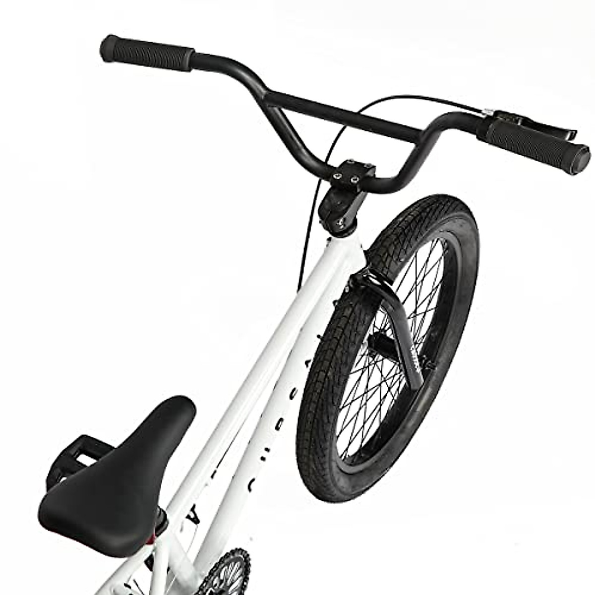 cubsala 18 Inch Kids BMX Bicycle Freestyle Bike for 5 6 7 8 Years Old Boys Girls and Youth Beginners, White