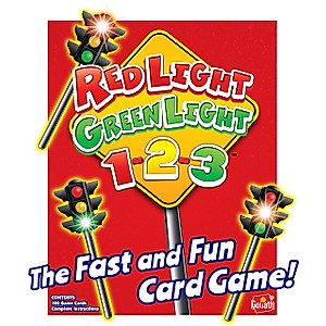 Red Light, Green Light, 1-2-3 - Card Game for Ages 5 and Up