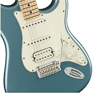 Fender Player Stratocaster HSS Electric Guitar, with 2-Year Warranty, Tidepool, Maple Fingerboard