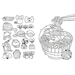 A Million Kawaii Cuties: The Sweetest Things to Color (A Million Creatures to Color)