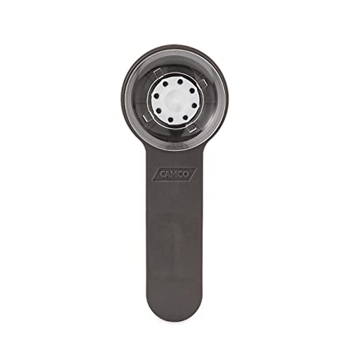 Camco RV Towel Hook | Add Hooks Inside/Outside Your RV | Strong Mechanical Suction Cup Hook (44028) , Black