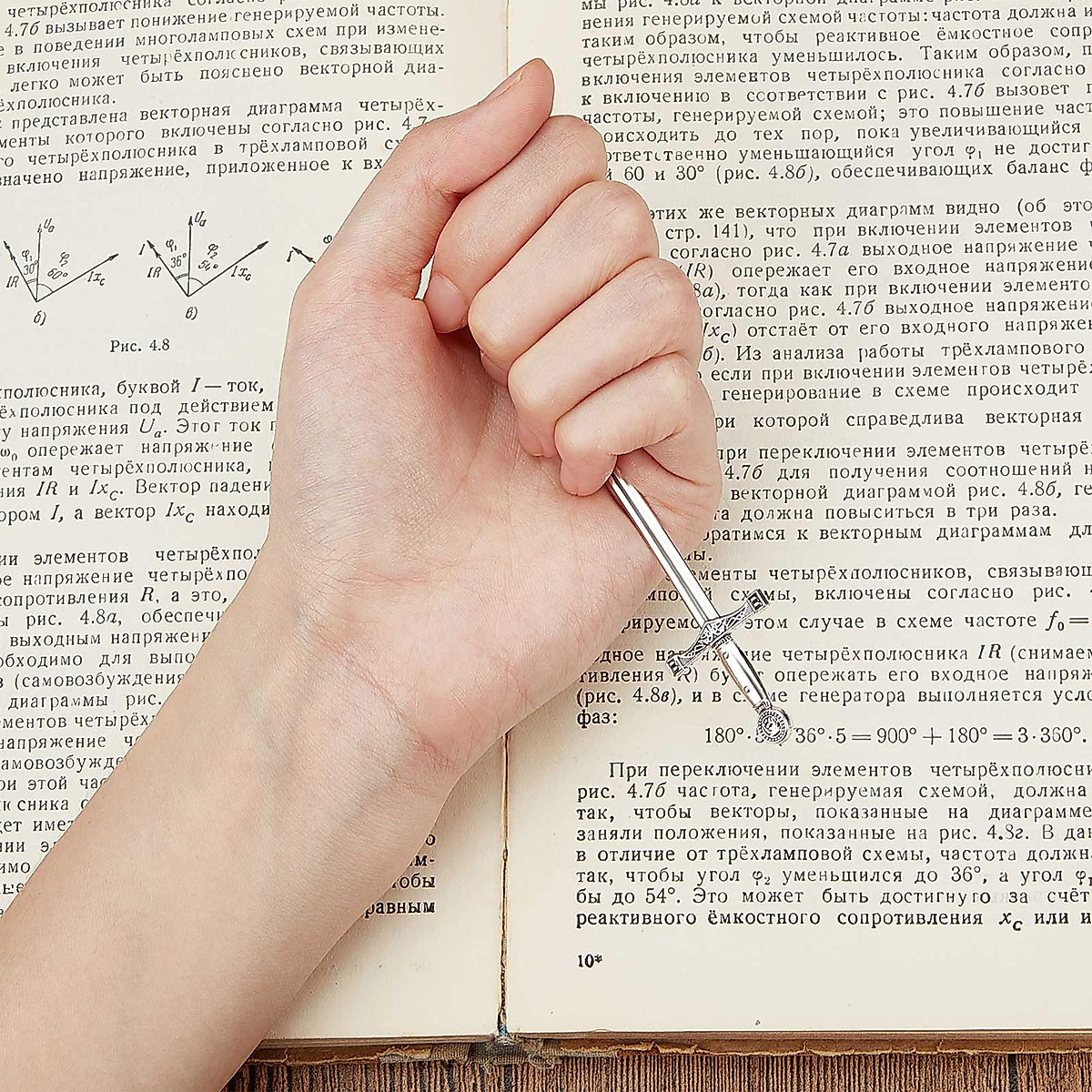 30 Pieces Antique Swords Knife Bookmark Sword Charms Pendants Bookmarks for Book Lovers Presents Reading Crafting DIY (Anti Silver)