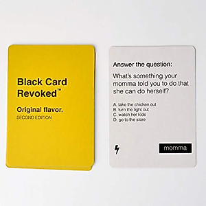 Black Card Revoked: Second Edition - America’s #1 Black Culture Trivia Game | Card Game for Adults | Fun for The Cookout, Game Night & The Holidays