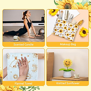Sunflower Gifts for Women, 11pcs Sending Sunshine Gifts Package, Birthday Gifts for Women, Get Well Soon Care Gifts Package After Surgery, Inspirational Gifts for Women Friends, Sympathy Gift Baskets