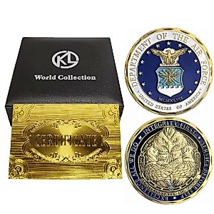 Air Force Gifts ChallengCoin Sets with Box,Best Gifts for Airmen (AIR Force)