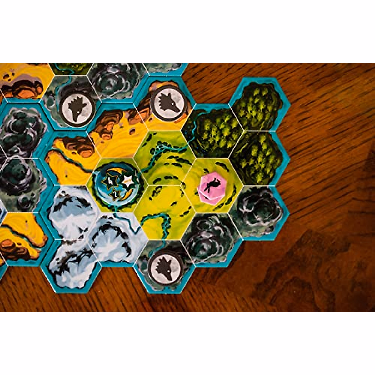 The Wolves Board Game | Wolf Themed Survival Strategy Game | Highly Interactive Family Game for Kids and Adults | Ages 14+ | 2-5 Players | Avg. Playtime 75 Minutes | Made by Pandasaurus Games