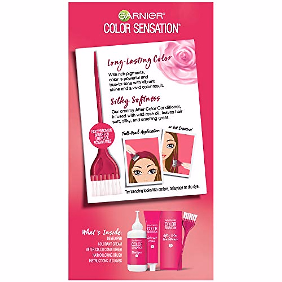 Garnier Hair Color Sensation Rich LongLasting Color Cream, 4.26 Intense Burgundy, 1 Count