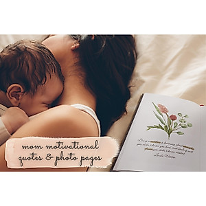 La Morsa baby log book tracker & journal for mom - daily log book to record newborns & babies feeding, poop, sleep & breastfeeding schedule - includes baby growth charts & immunization - bonus LED pen