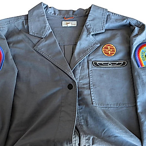 6 Pieces USCSS Crew Ripley Embroidered Iron On Patches Halloween Costume Shoulder Costume Embroidered Applique Badge Patches Set (6 Pieces USCSS Patches)