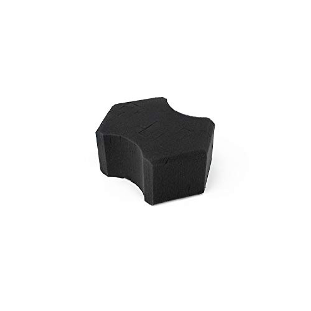 The Rag Company - Ultra Black Foam Sponge - for Detailing and Car Washing, Perfect for Both Rinseless and Soap Washes, Softer Feel, Ergonomic Shape