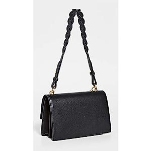 Tory Burch Women's Miller Metal Convertible Shoulder Bag, Black, One Size