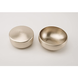 Premium Brassware Rice Bowl Soup Bowl Set Korean Traditional Handmade Tableware Bronzeware BANGJJA YUGI Dinnerware (C)