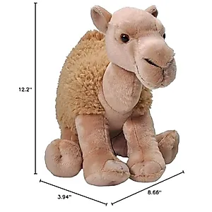 Wild Republic Dromedary Camel Plush, Stuffed Animal, Plush Toy, Gifts for Kids, Cuddlekins 12 Inches