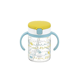 Richell Aqulea Outing Straw Mug 200ml Yellow