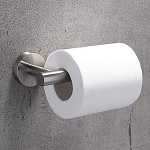Round Bathroom Accessories Stainless Steel Brushed Toilet Paper Holder Towel Ring Robe Hook Towel Rail Bar Bathroom Hardware,60cm Towel Bar