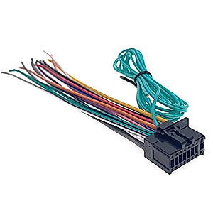 Yuacdky Radio Wiring Harness for Pioneer/Premier DVD Nav Radio Nav Radio DEH-X6700BT DEH-X4700BT DEH-X2700UI DEH-X5700HD