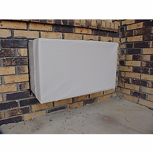 BREEZEBLOCKER Indoor/Outdoor Air Conditioner Cover for Fedders, Coldpoint and Friederich Units - Width Range 26-3/4" to 27" & Height Range 16-7/8" to 17-1/4"