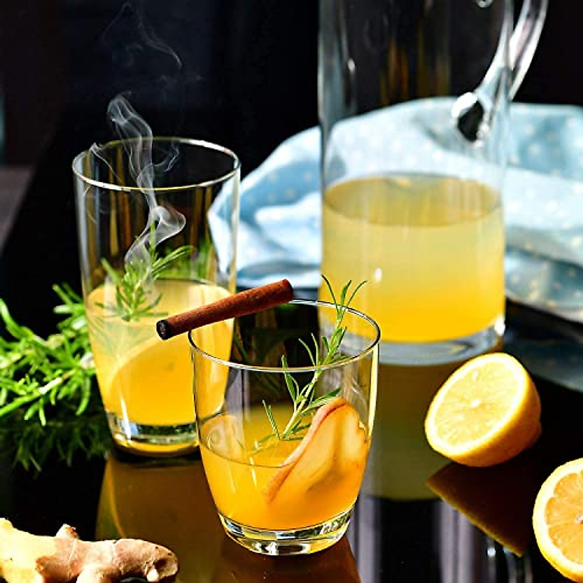 Krosno Tall Water Juice Drinking Glasses | Set of 6 | 16.9 oz | Mixology Collection | Perfect for Home, Restaurants and Parties | Dishwasher Safe