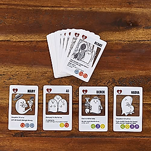 Hasbro Gaming Love is Dead Game, Party Card Game for Adults and Teens, Hilarious Light Strategy Dating Game for 2-5 Players Ages 13 and Up