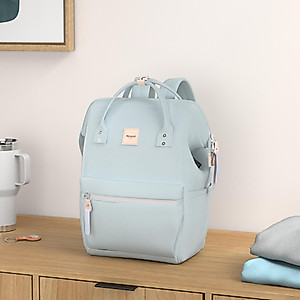 himawari Travel School Backpack with USB Charging Port 15.6 Inch Doctor Work Bag for Women&Men College Students(9003-Army Green03#)