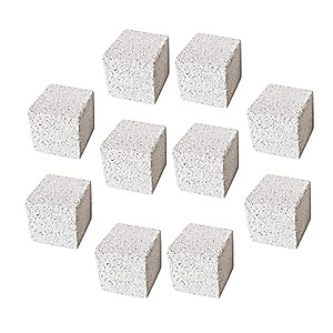 MagiDeal 10Pcs Stone Square Hamster Teeth Grinding Pet Teeth Supplies Chewing Toy, Rodent Stone Pet Chew Toy for Chinchillas, Gerbil, Rat, Pets, 3cm