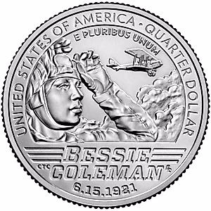 2023 P Bankroll of 40 - Bessie Coleman, American Women Quarter Series Quarter Seller Uncirculated