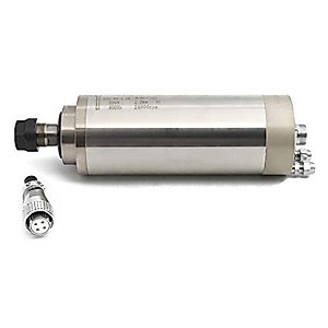 RATTMMOTOR CNC Spindle Motor 2.2KW Water Cooled Spindle Motor 220V ER20 Collet 80mm Diameter 8A 400HZ 24000RPM for CNC Router Engraving Milling Machine