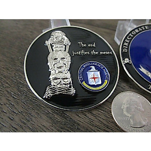 Oneworldtreasures CIA Directorate of Operations Clandestine End Justifies The Means Challenge Coin