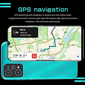 Yoidesu 10Pro 5G Unlocked Smartphone, Green 6in HD Screen 4GB RAM 32GB ROM Mobile Phone, Front 8MP Rear 16MP, 6000mAh Battery, Face Recognition, Dual SIM Cell Phone for Android 11 (US Plug)