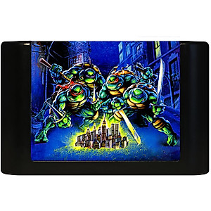 Teenage Mutant Ninja Turtles: The Hyperstone Heist – (Sega Genesis / MegaDrive) – Reproduction Video Game Cartridge with Box and Manual