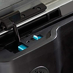 WESCO 381411-02 Pedal Trash Can, Red, Size: 13.6 x 15.9 x 25.6 inches (34.5 x 40.5 x 65 cm), Kitchen Pedal Bin, Double