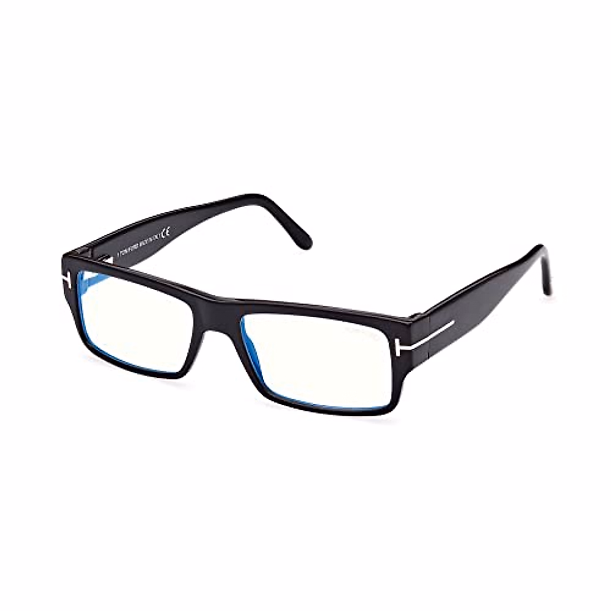 Tom Ford FT 5835-B BLUE BLOCK Shiny Black 54/17/145 men Eyewear Frame