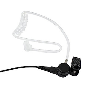 abcGoodefg 1 Pin Covert Acoustic Tube Earpiece Headset with Mic PTT for Motorola SL7550 7580 7590 SL300 SL4000 SL1K SL1M 2 Way Radio Walkie Talkie
