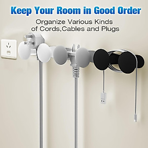 Upgraded Cord Organizer Cord Holder Wrap for Kitchen Small Appliances Keepers Accessories Stick On Cable Wire Management for Air Fryer Mixer Toaster Coffee Maker Blender Kettle 3 Pcs