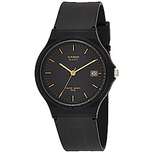 Casio Men's Black Analog Date Watch MW59-1E