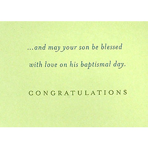 Dayspring Baptism Card for Baby Boys (Dove Cross) (0399RZA1002)