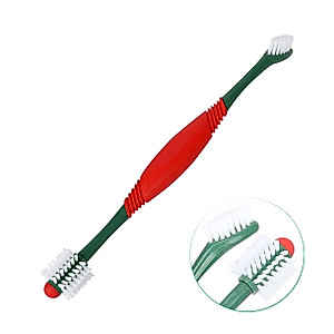 3pcs Pet Dog Tooth Brushing Kit - Dog Finger Toothbrush, 360°Toothbrush & Beef Flavor Toothpaste for Dogs Puppy Cats Teeth Oral Cleaning, Fresh Breath, Reduces Plaque & Tartar Buildup Dental Care Kit