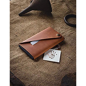 iPhone 12, 12 Pro, 12 Pro Max, 12 Mini case/wallet, Minimalist sleeve/cardholder, Brown Crazy Horse leather, iPhone SE, 11, 11 Pro, 11 Pro Max, Xr/Xs/Xs Max/8/7/6s cover/bag, Crazy Horse Craft