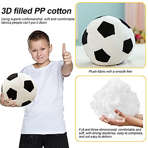 CHELEI2019 2PCS 9" Plush Soccer Ball Pillow Soft Stuffed Animal Football Boys Toddler Toy Gifts