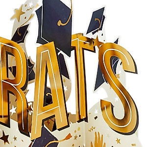 Hallmark Paper Wonder Graduation Pop Up Card (Accordion Fold Congrats)