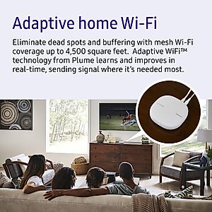 Samsung SmartThings Wifi Mesh Router Range Extender SmartThings Hub Functionality Whole-Home WiFi Coverage - Zigbee, Z-Wave, Cloud to Cloud Protocols - White (3 Pack) - ET-WV525KWEGUS (Renewed)