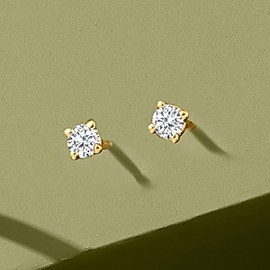 RS Pure by Ross-Simons 0.10 ct. t.w. Diamond Stud Earrings in 14kt Gold