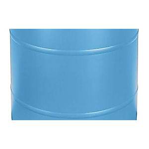 55 Gallon Blue Water Barrel | Solid Mold |2 Inch Bung Holes, Good for Long Term Drinking Water Use | BPA Free