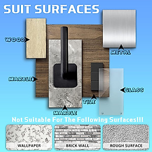 Hat Rack for Wall Hat Organizer (6-Pack), Hat Racks for Baseball Caps, Adhesive Hat Hooks for Wall, No Drilling Hat Hangers for Closet Cowboy Hat Holder Display, Sticky Hat Storage for Baseball Cap